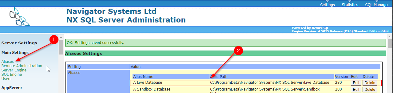 Creating a Sandbox Database for Running a Beta or Testing – Navigator ...