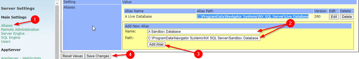 Creating a Sandbox Database for Running a Beta or Testing – Navigator ...