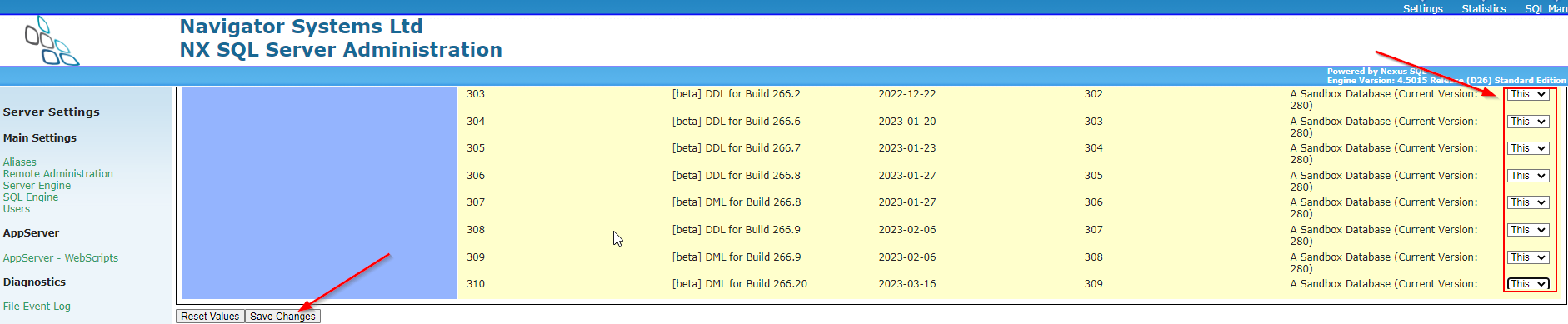 Creating a Sandbox Database for Running a Beta or Testing – Navigator ...